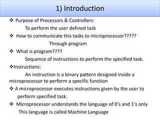 Basic programming of 8085 | PPTX