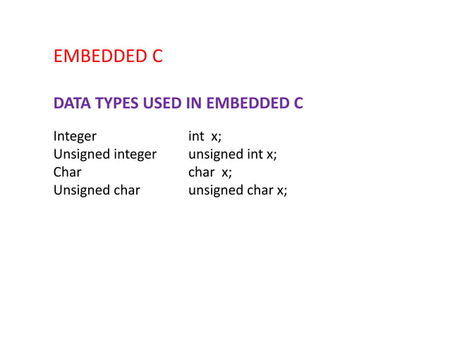 8051 basic programming | PPT | Free Download
