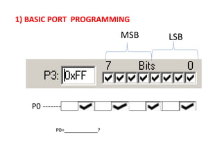 8051 basic programming | PPT