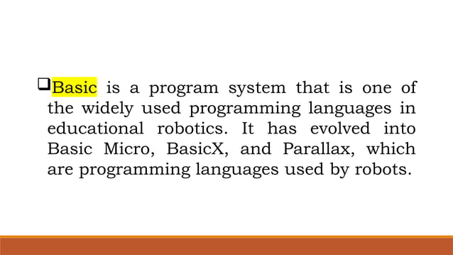 Basic Programming Tools Used in Microcontrollers for Robots lesson.pptx