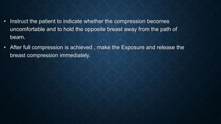 Basic projections of mammogram | PPTX