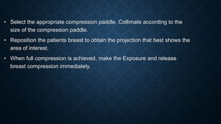 Basic projections of mammogram | PPTX