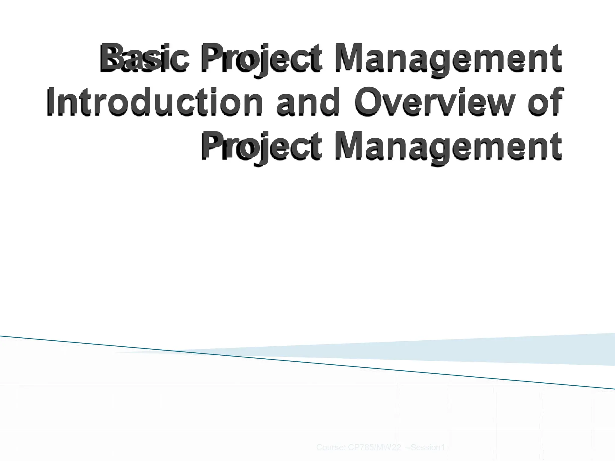 basic of project management, Details of Project management | PPTX ...
