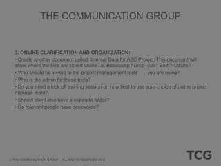 Basics of Project Management: Clarity, Collaboration, and Cognition | PPT