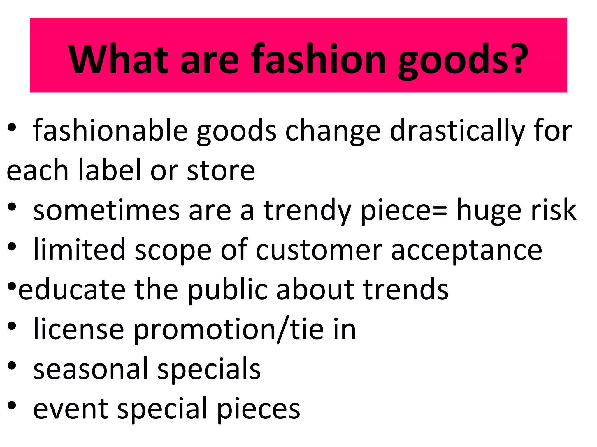 Basic Promo Fashion | PPT | Business | Business and Finance