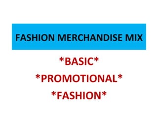 Basic Promo Fashion | PPT | Business | Business and Finance