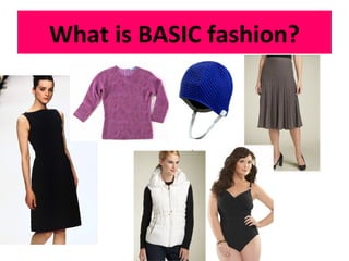 Basic Promo Fashion | PPT | Business | Business and Finance