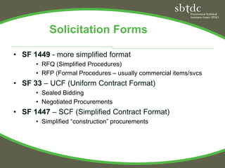 Basic Proposal Writing, PTAC | PPT
