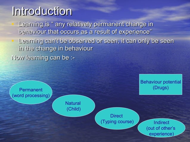 Basic psychological process ---learning | PPT | Education