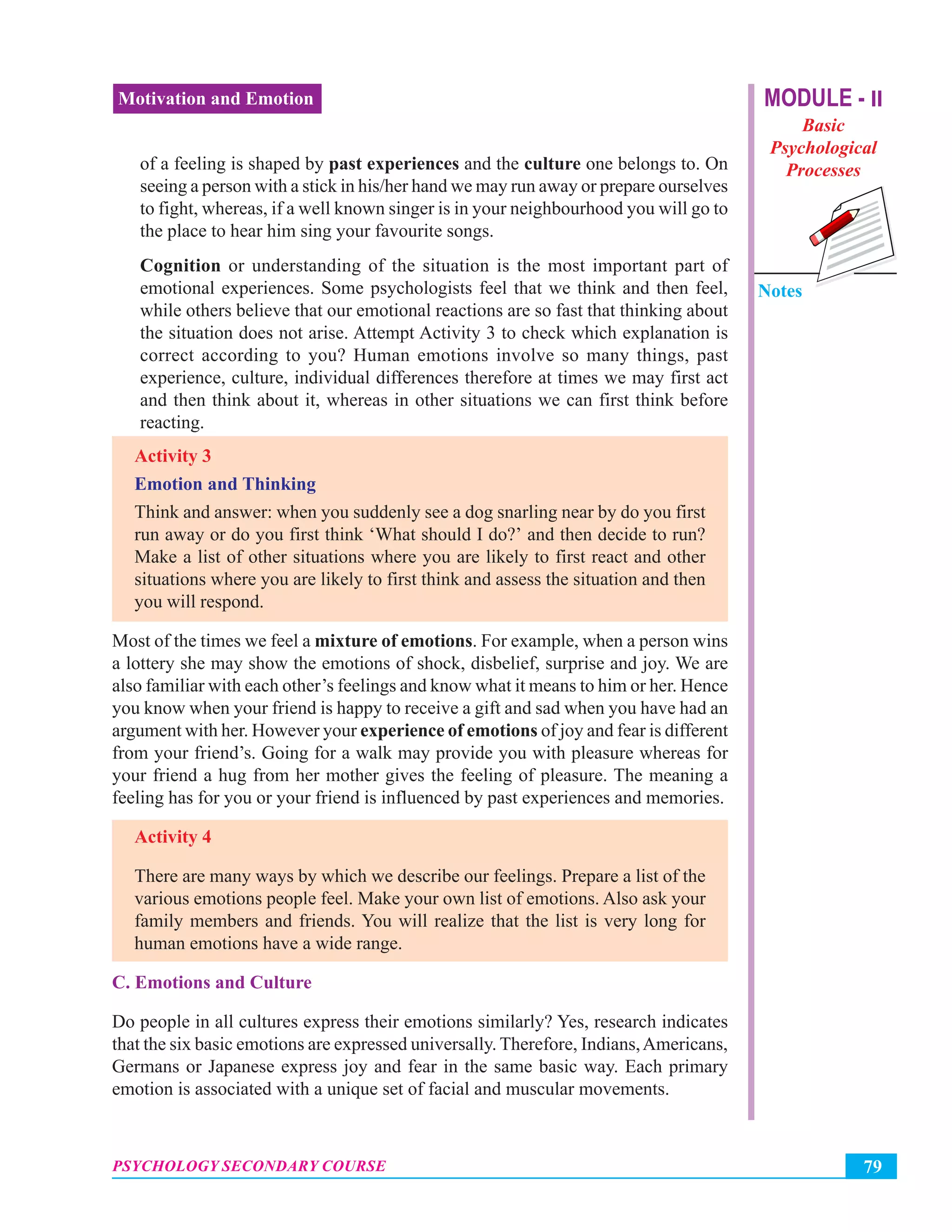 Basic psychological processes memory | PDF