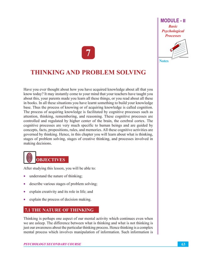 Basic psychological processes memory | PDF