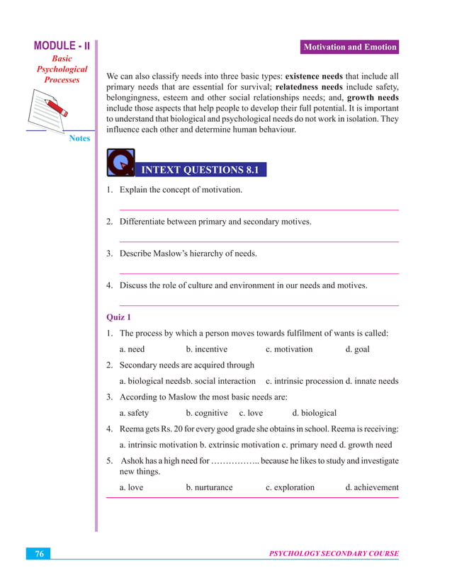 Basic psychological processes memory | PDF