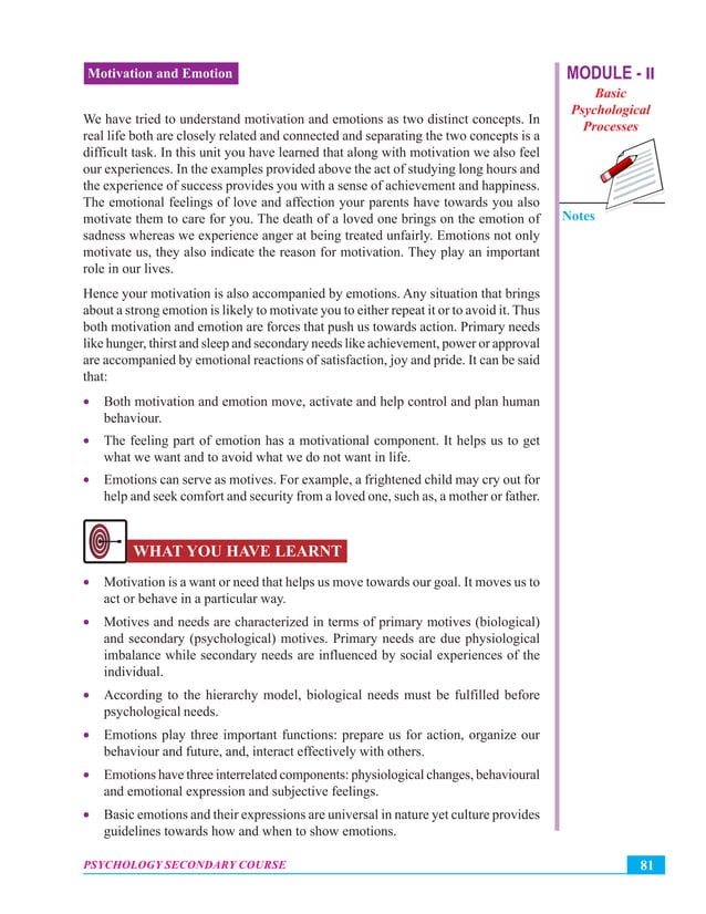 Basic psychological processes memory | PDF