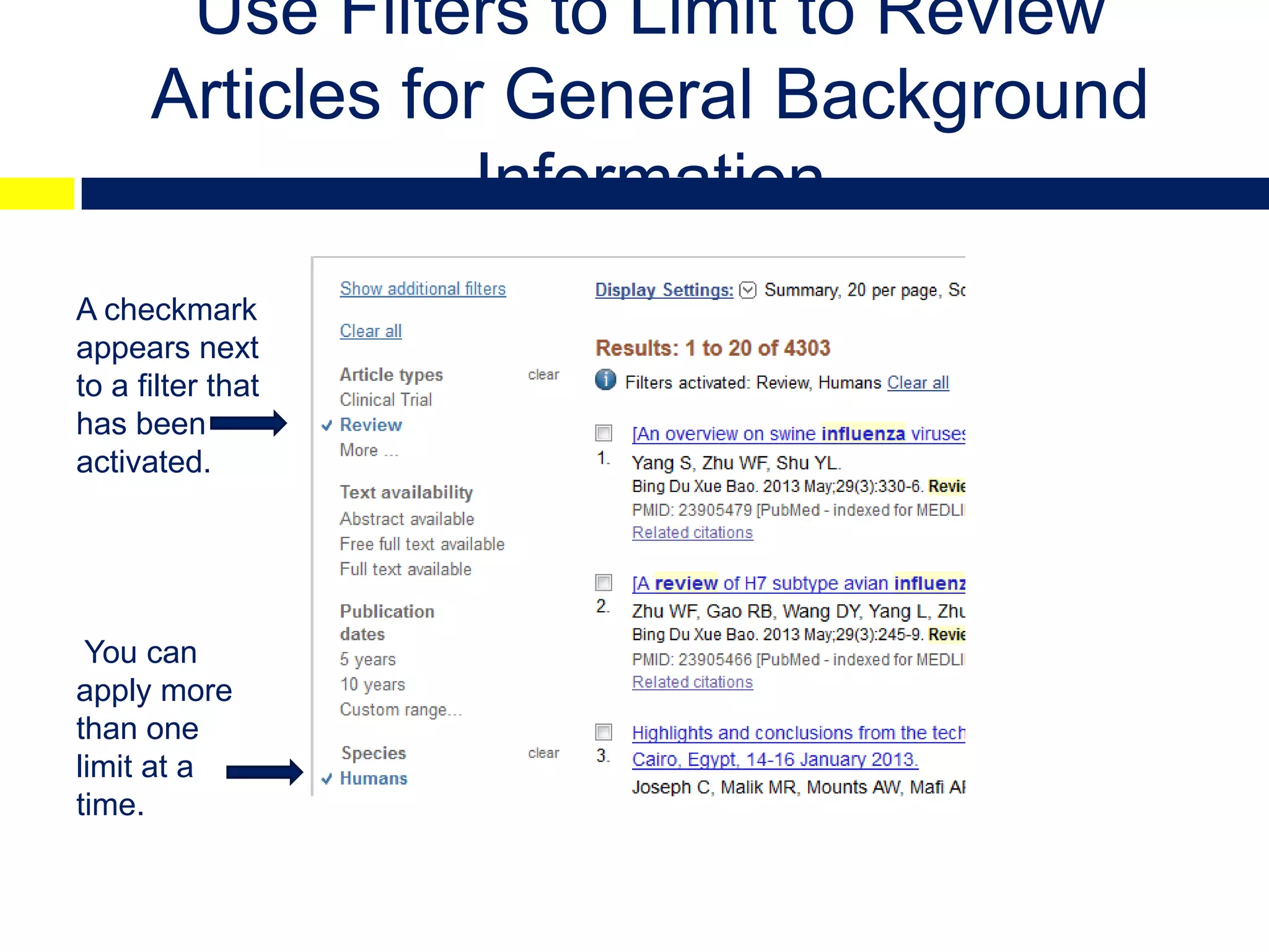 PubMed Basics | PPTX | Search | Internet