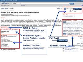 PubMed Basics | PPTX | Search | Internet