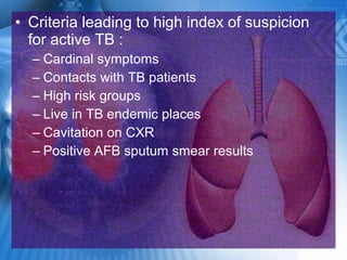 Basic pulmonary tuberculosis intro | PPT
