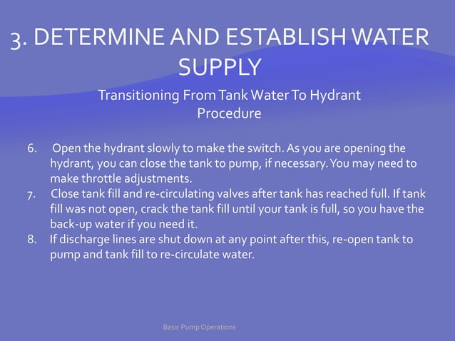 Basic_Pump_Operations_Class_BHFD.pptx | Fish and Aquariums | Pets