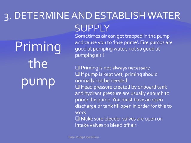 Basic_Pump_Operations_Class_BHFD.pptx | Fish and Aquariums | Pets