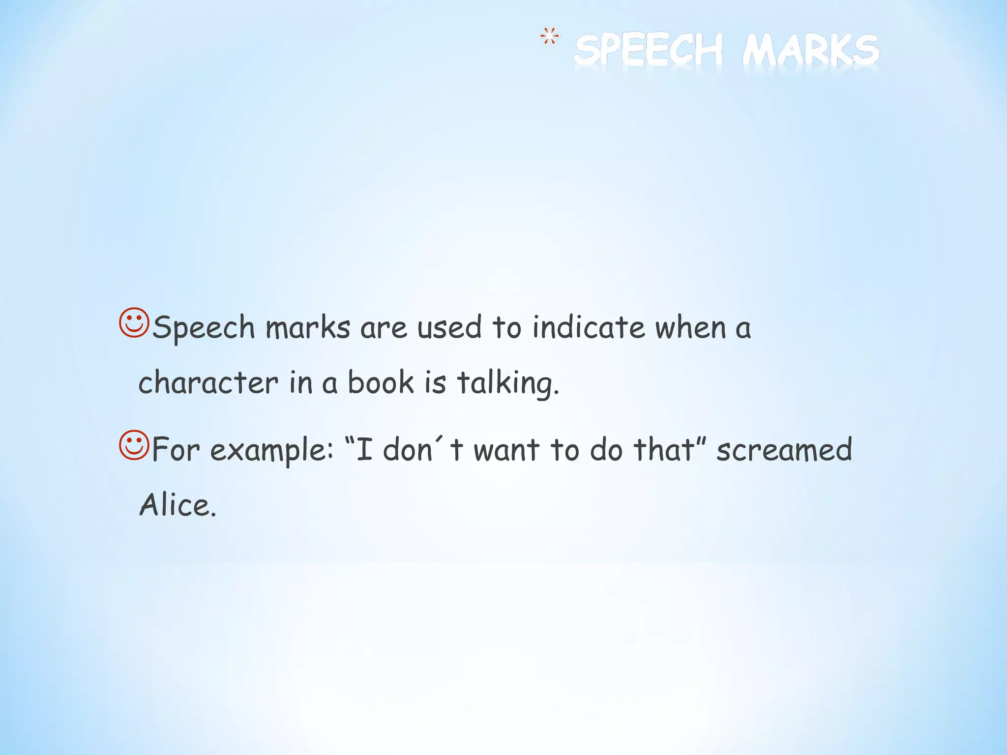 Basic punctuation | PPT