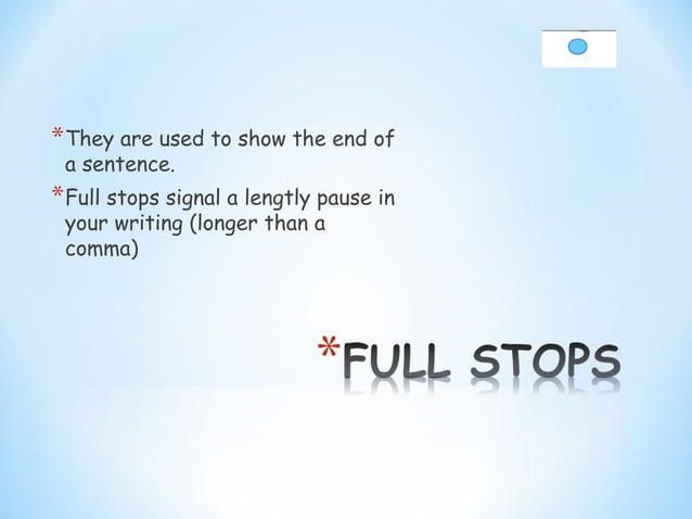 Basic punctuation | PPT