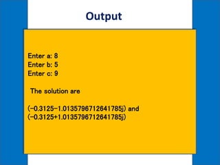 Basic python programs | PPTX