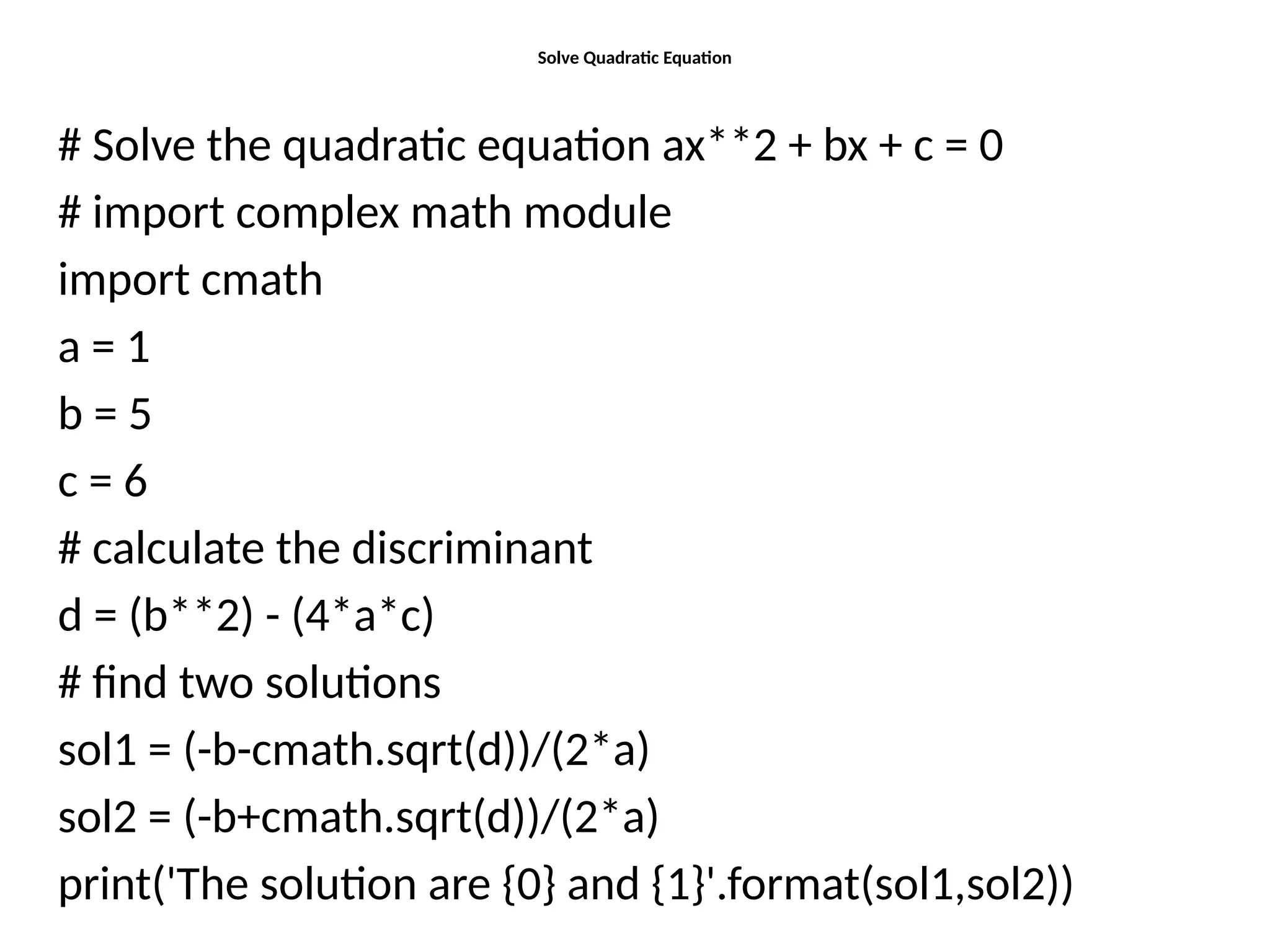 Basic Python Programs, Python Fundamentals.pptx