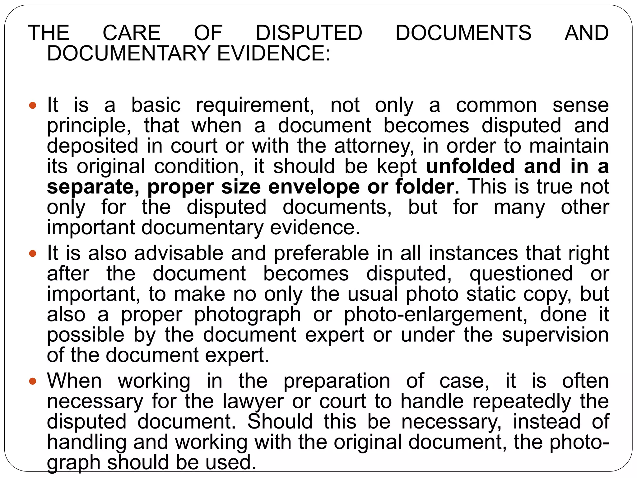 forensic questioned document examination | PPTX