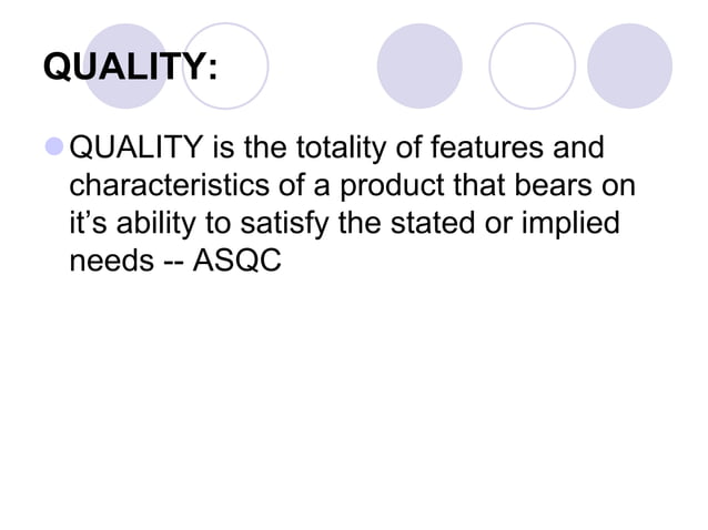 Basic quality concept | PDF | Business | Business and Finance