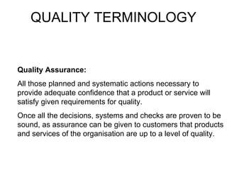 Basic quality concepts(3) | PPT