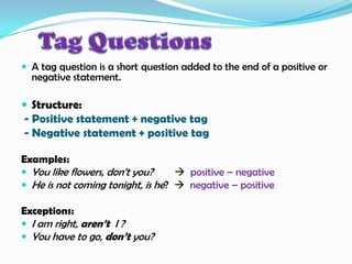 Basic Question Types | PPTX