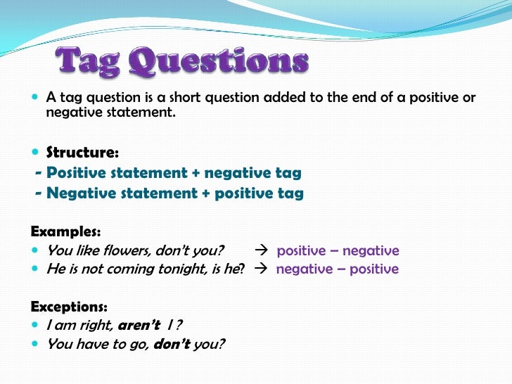 Basic Question Types