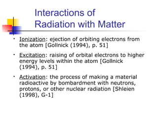 Basic Radiation theories and discussions | PPT
