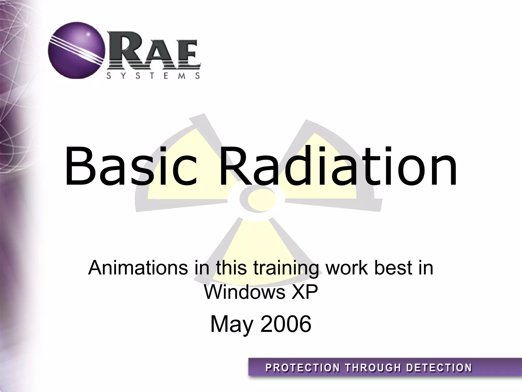 Basic radiation 061706 | PPT