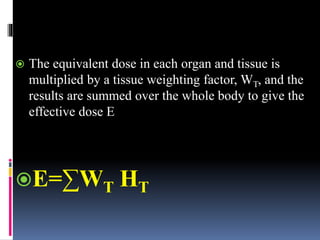 Basic radiation physics - protection quantities | PPTX