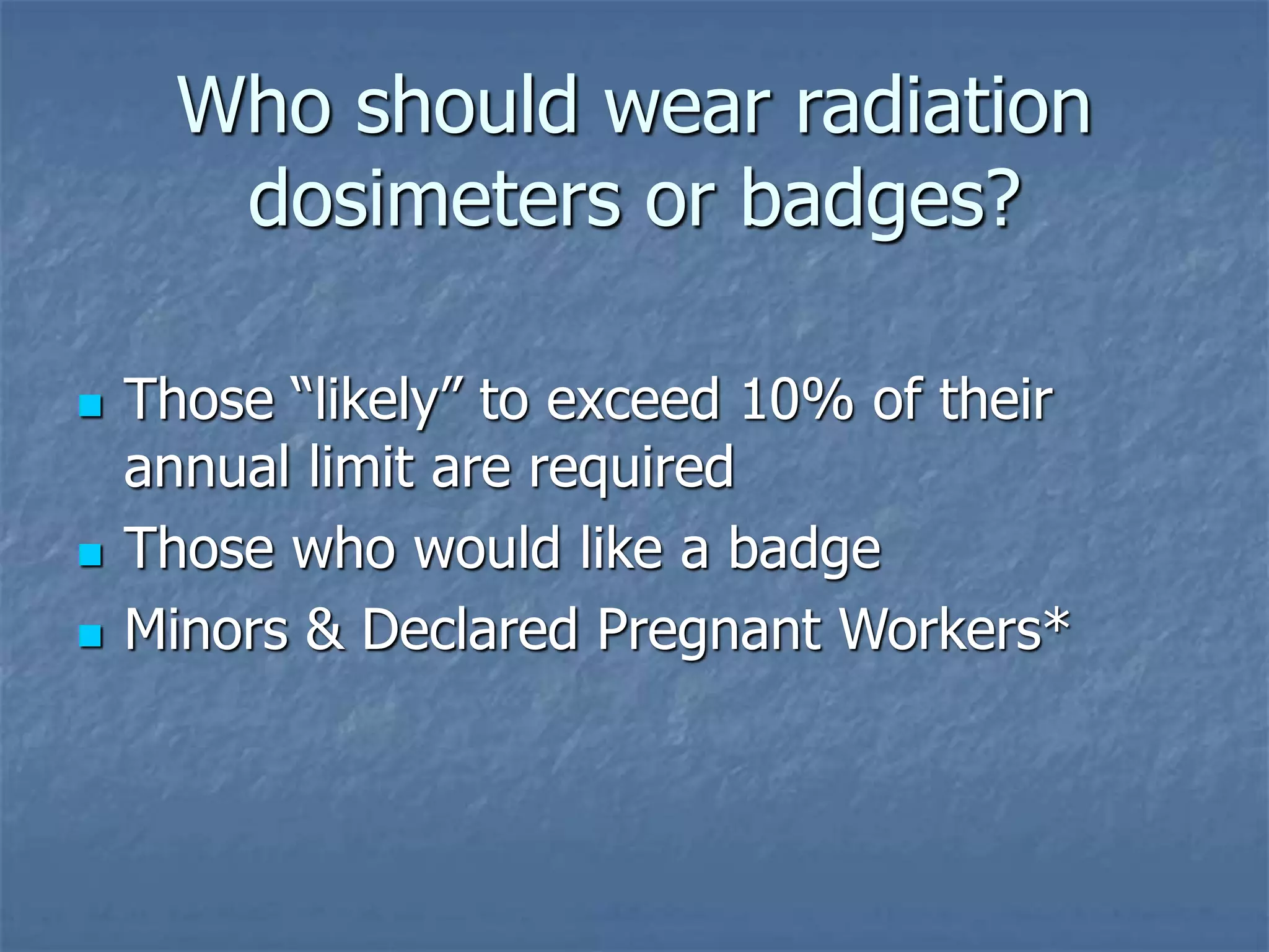 BasicRadiationSafetyTrainingAwareness5-23-06.ppt