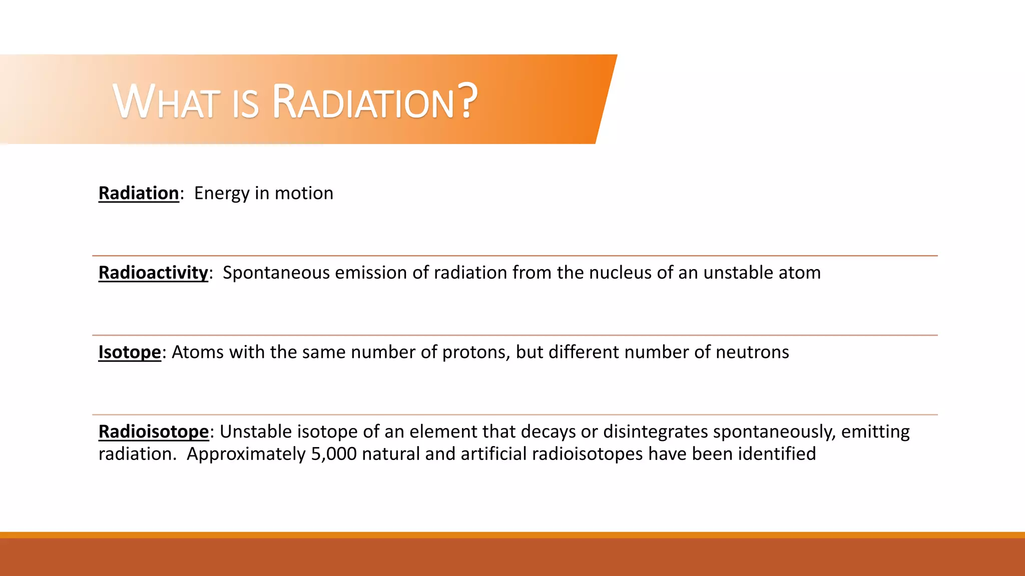 Basic Radiation Safety Awareness Training | PDF