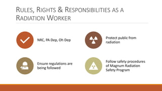 Basic Radiation Safety Awareness Training | PDF