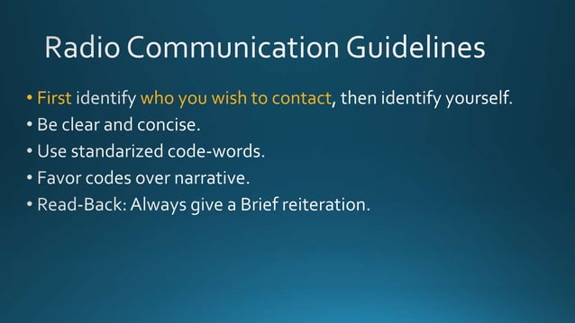 Basic radio communication_guidelines_slideshare_henry | PPT