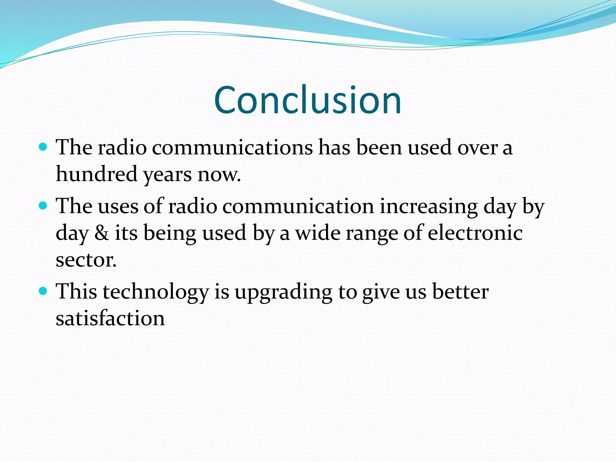 Basic radio communication | PPTX
