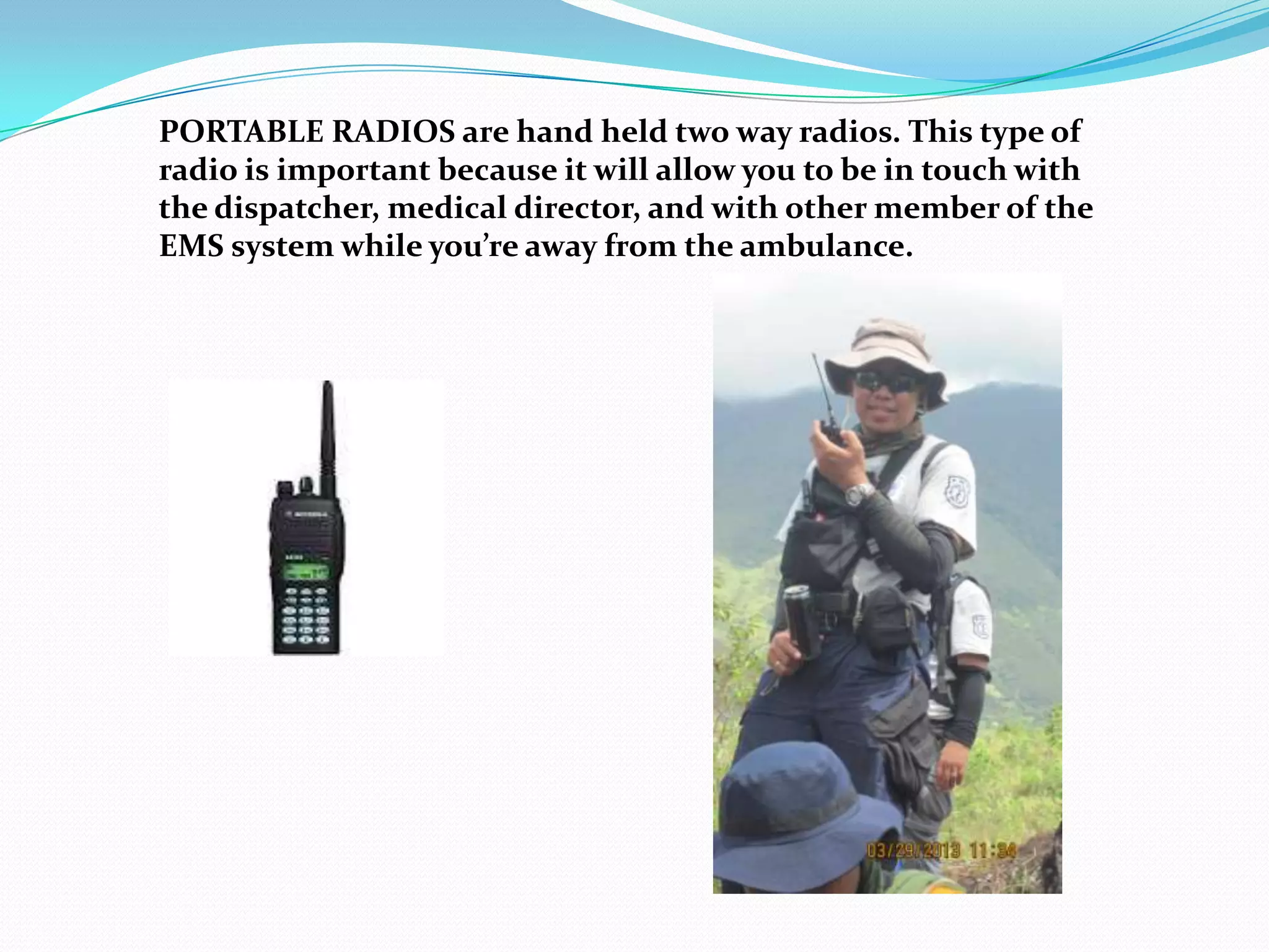 Basic radio communication & operation | PPTX