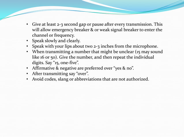 Basic radio communication & operation | PPTX