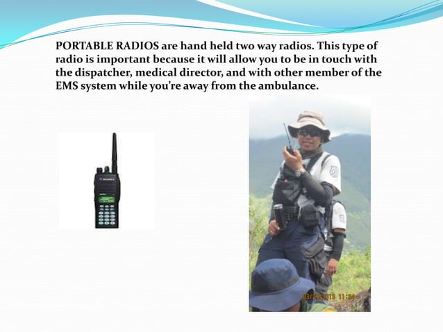 Basic radio communication & operation | PPTX