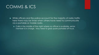 Basic Radio Communications & Incident Command | PPTX