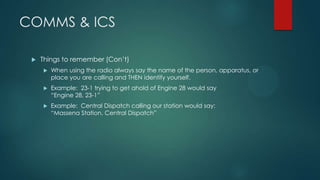 Basic Radio Communications & Incident Command | PPTX