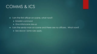 Basic Radio Communications & Incident Command | PPTX