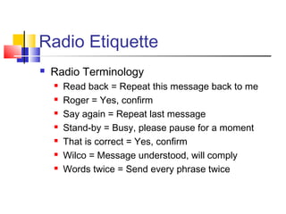 Basic radio training v2 | PPT