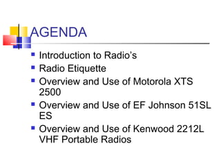 Basic radio training v2 | PPT
