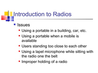 Basic radio training v2 | PPT