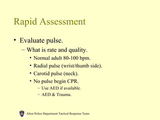 Basic Rapid Trauma Assessment | PPT