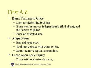 Basic Rapid Trauma Assessment | PPT